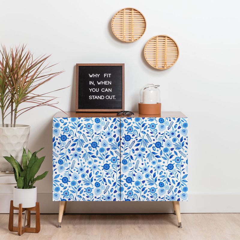 Hemby Accent Cabinet East Urban Home Color Brown Light Blue